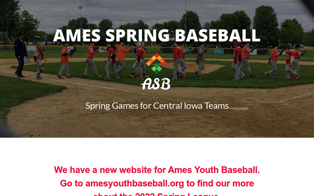 Ames Spring Baseball